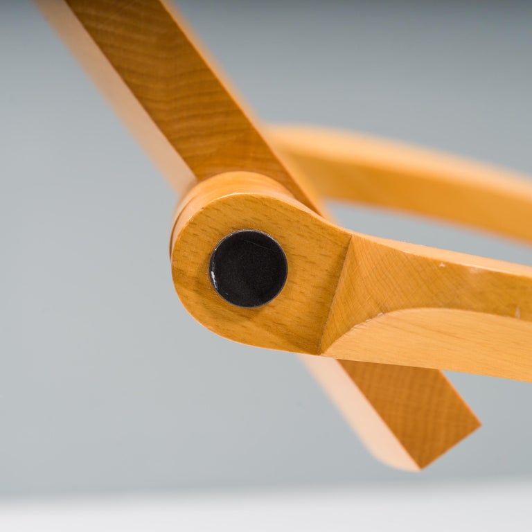 Massimo Scolari for Giorgetti Beech and Ebony Spring Office Chair ...