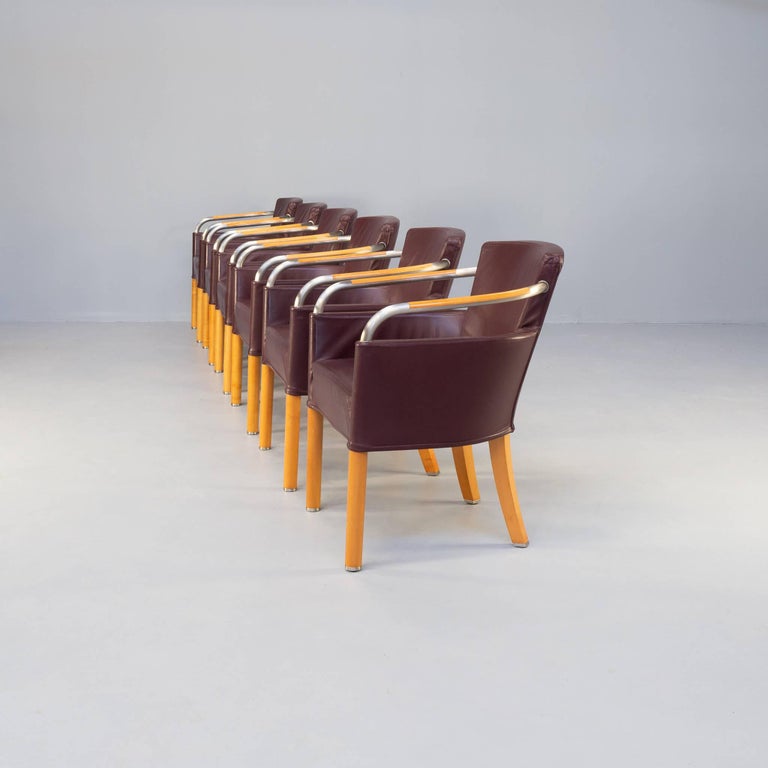 Massimo Scolari ‘Liba’ Dining Chair for Giorgetti Set/6 For Sale at 1stDibs