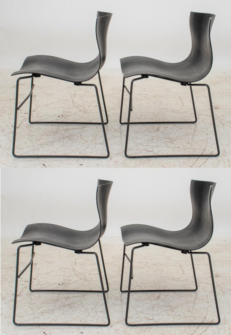 Massimo Vignelli for Knoll "Handkerchief Chairs" 4 For Sale at 1stDibs