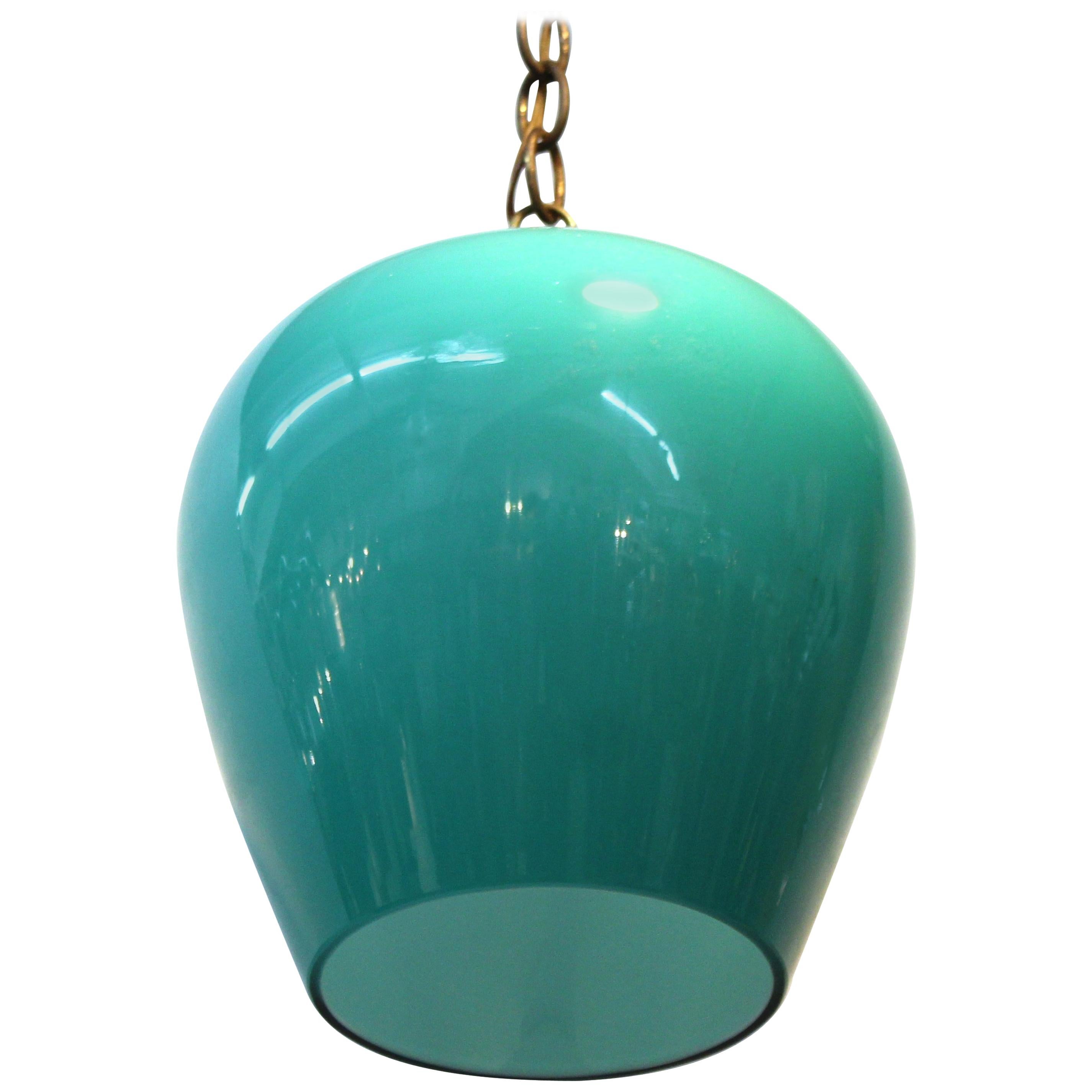 Massimo Vignelli for Venini Italian Glass Pendant at 1stDibs