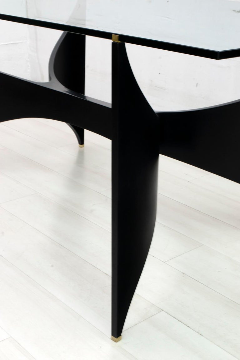 Massironi Manfredo Mid-Century Modern Italian Lacquered Dining Table ...