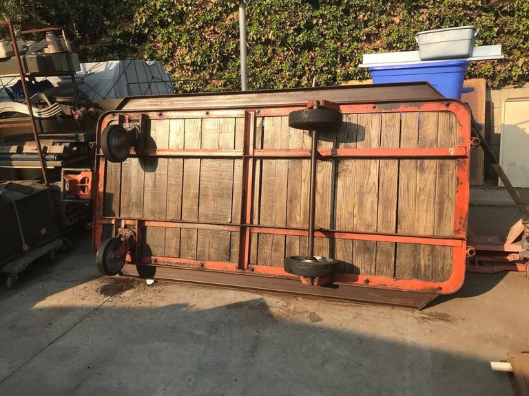 Massive Antique Factory Rolling Cart, circa 1920, 6 available For Sale ...