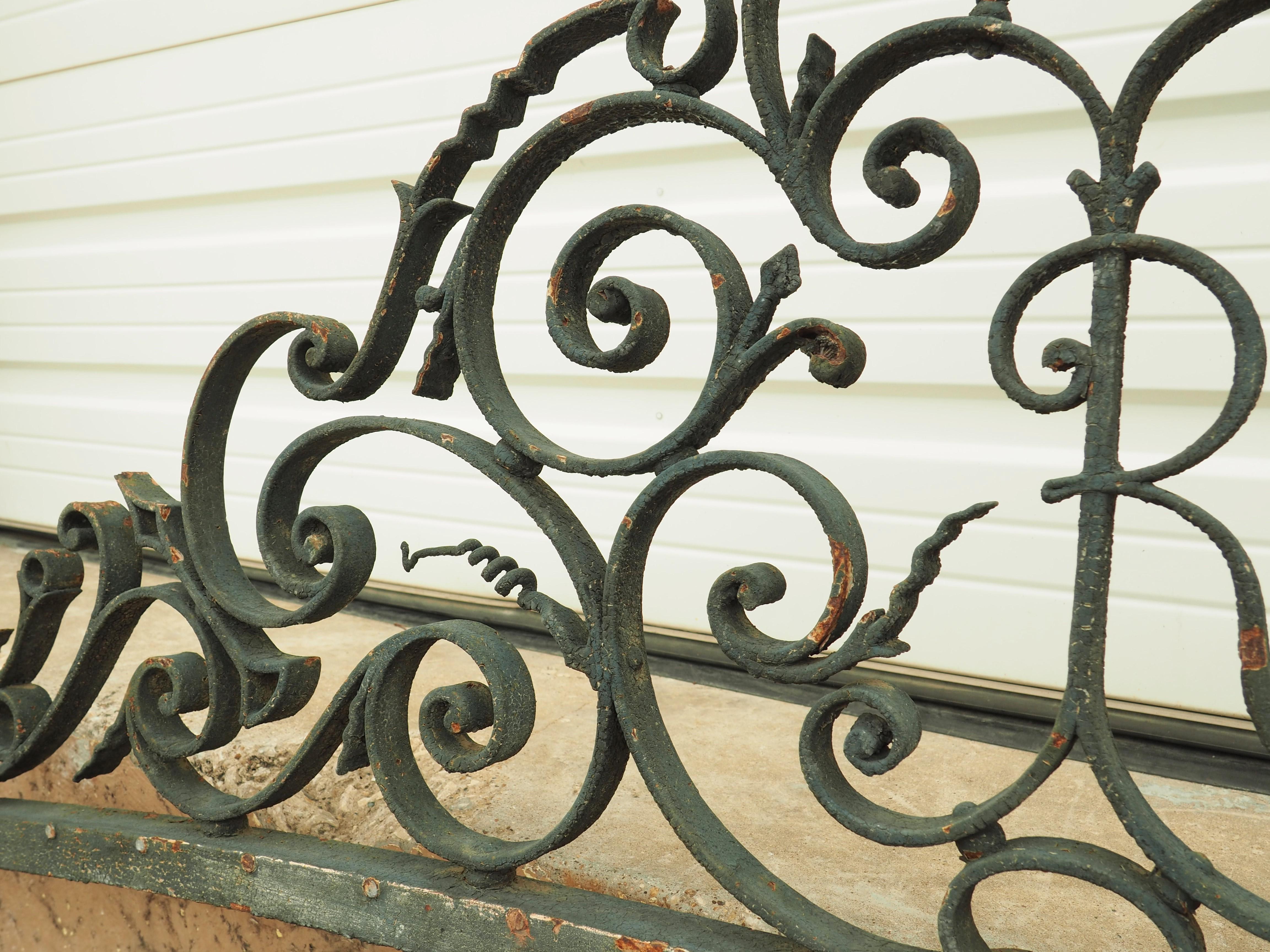 Massive Antique French Wrought Iron Gate Transom, Circa 1800 at 1stDibs ...