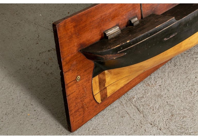 Massive Antique Half Hull Ship Model For Sale at 1stDibs
