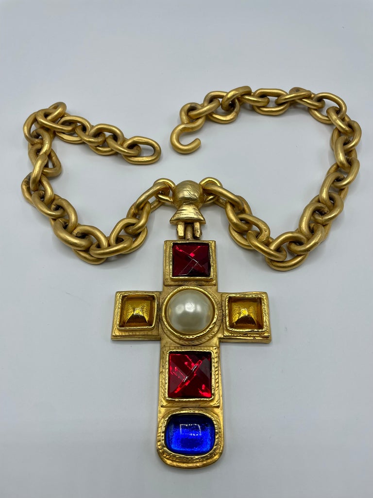 Massive Chanel Cross designed by Victoire de Castellane For Sale at 1stDibs