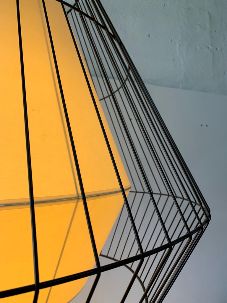 Massive Contemporary Cage Light Fixture at 1stDibs