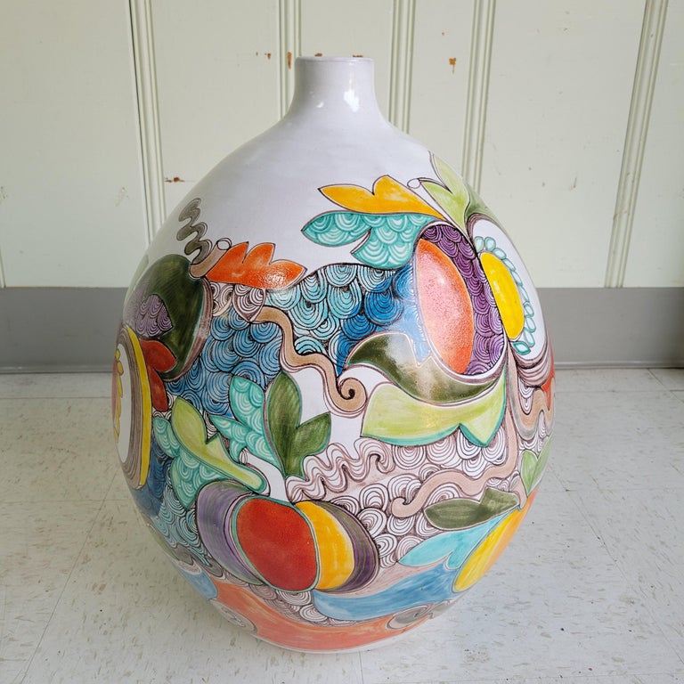 Massive DeSimone Italian Floor Vase For Sale at 1stDibs