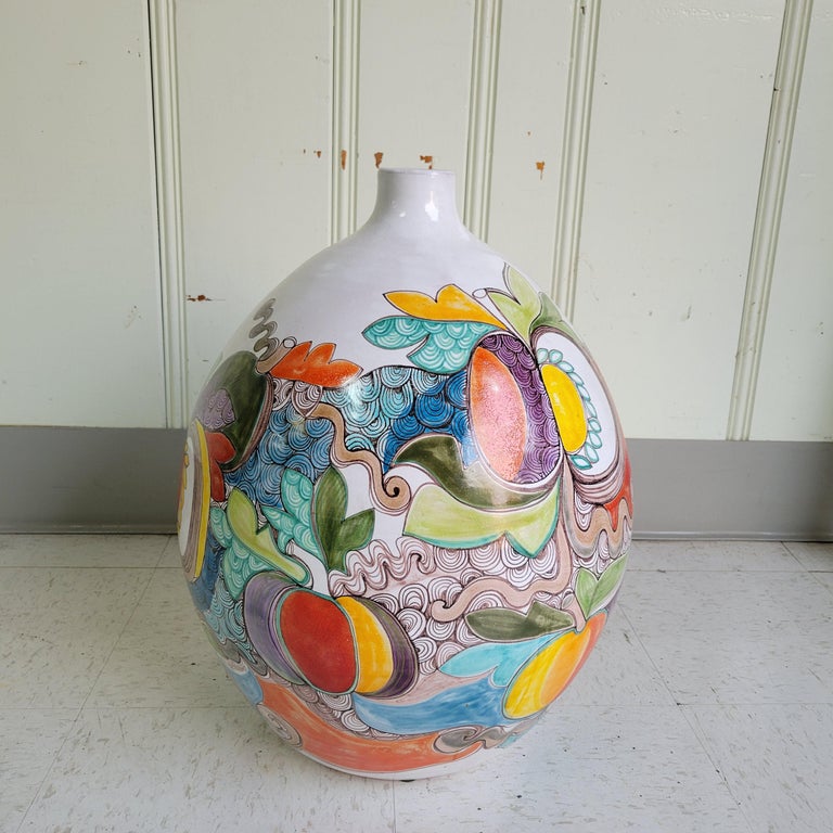 Massive DeSimone Italian Floor Vase For Sale at 1stDibs