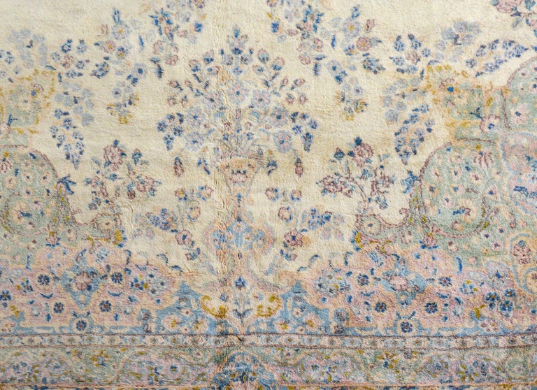 Massive Early 20th Century Kirman Rug For Sale at 1stDibs