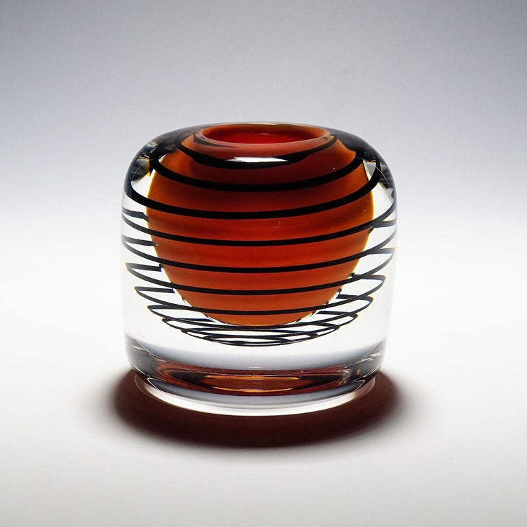 Massive Expo Vase by Olle Alberius for Orrefors, Sweden, 1973 For Sale ...