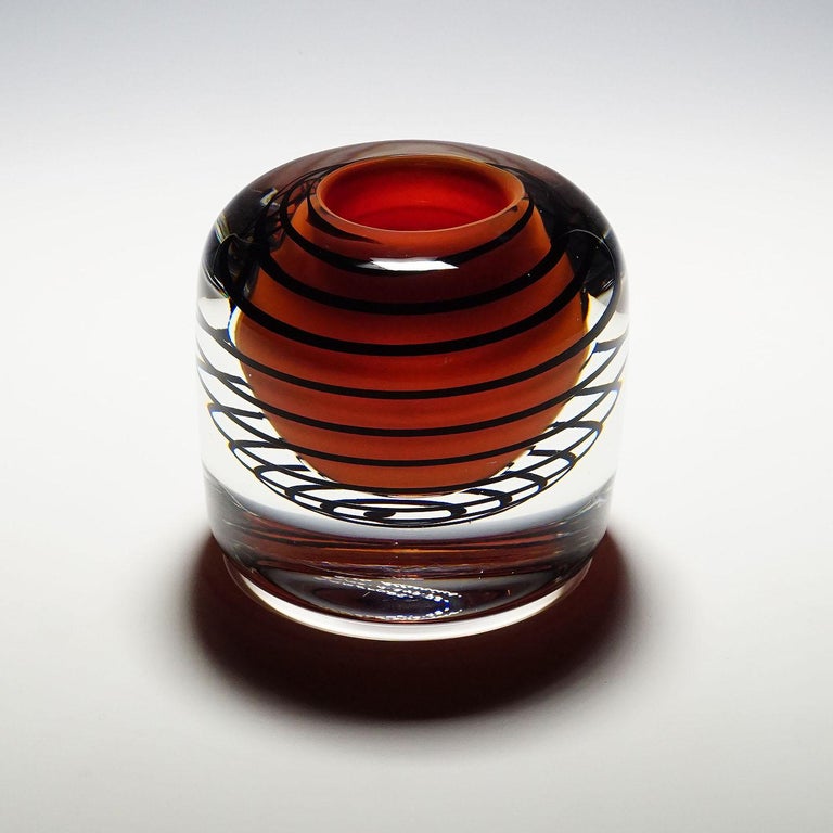 Massive Expo Vase by Olle Alberius for Orrefors, Sweden, 1973 For Sale ...