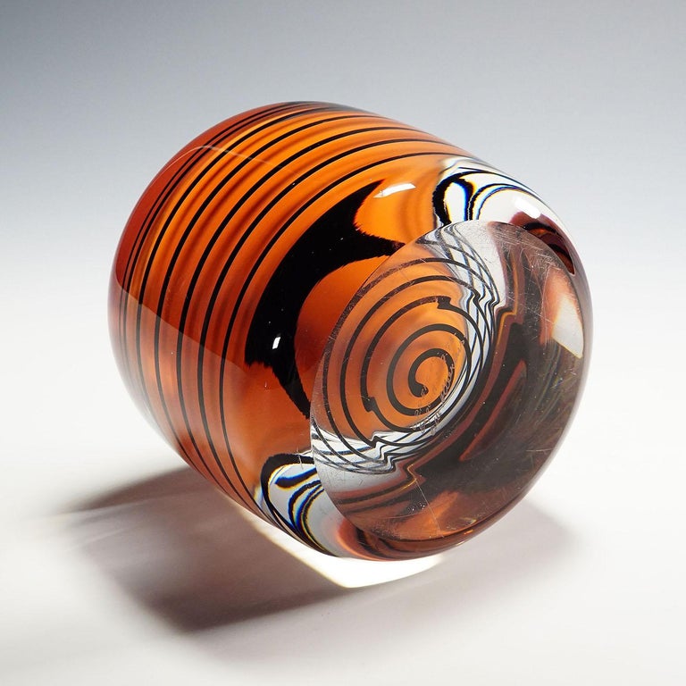 Massive Expo Vase by Olle Alberius for Orrefors, Sweden, 1973 For Sale ...