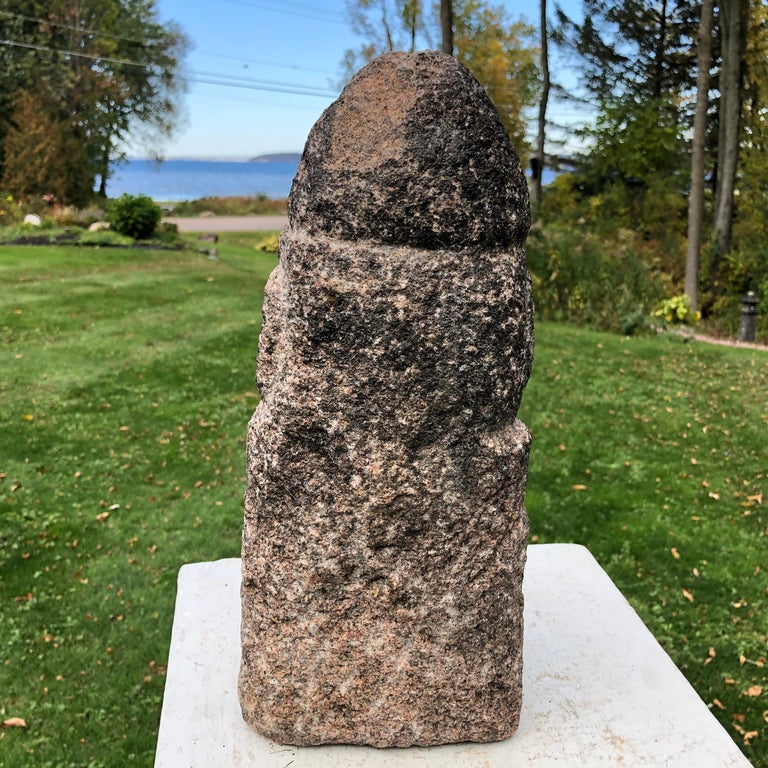 Massive Hand Carved Stone "Human Effigy" Figure Sculpture at 1stDibs