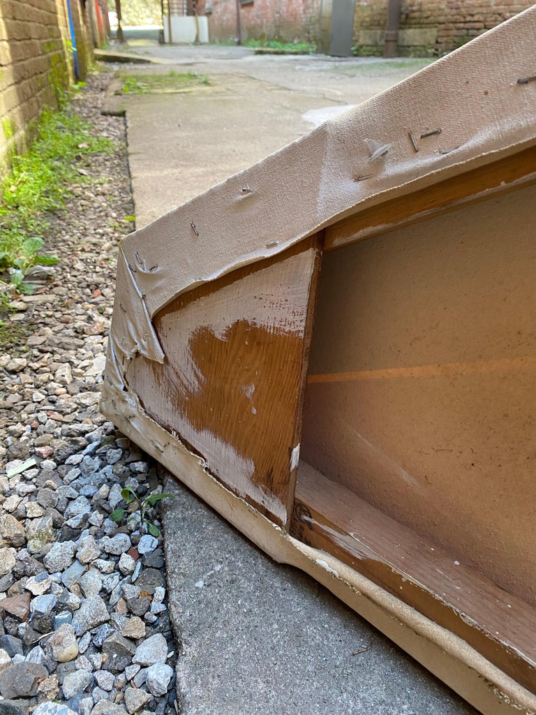 Massive 1970 Hard Edge Abstract Shaped Canvas by Don Head For Sale at ...