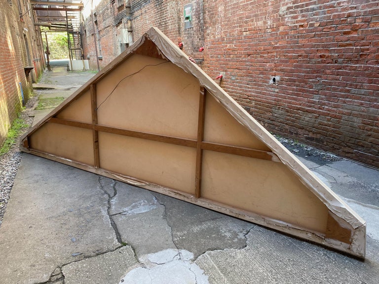 Massive 1970 Hard Edge Abstract Shaped Canvas by Don Head For Sale at ...