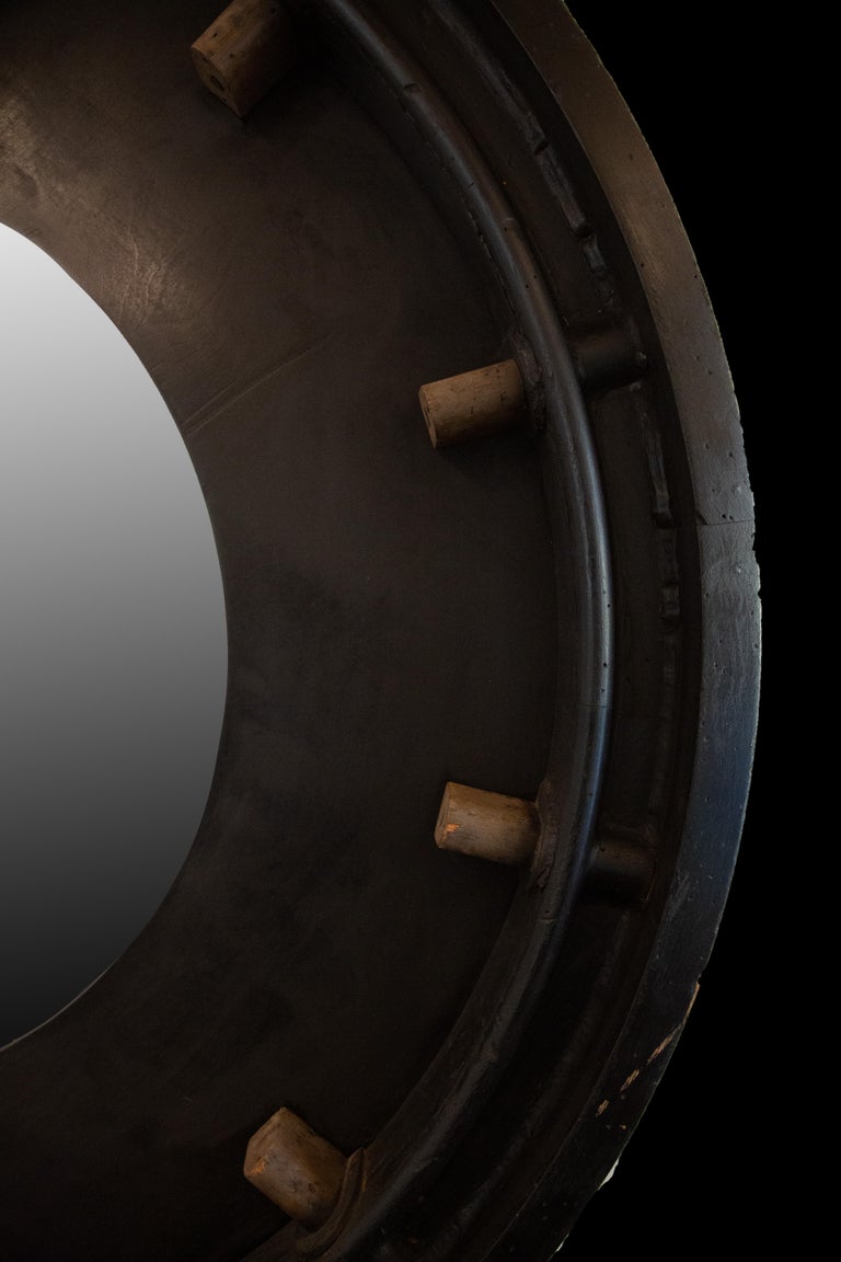 Massive Industrial Internal Gear Convex Mirror For Sale at 1stDibs