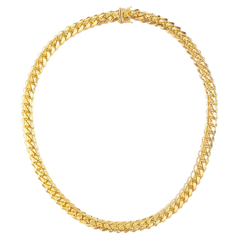 Massive Miami Cuban Chain Extra Large XL SOLID 14K GOLD 10 mm 185.5 ...
