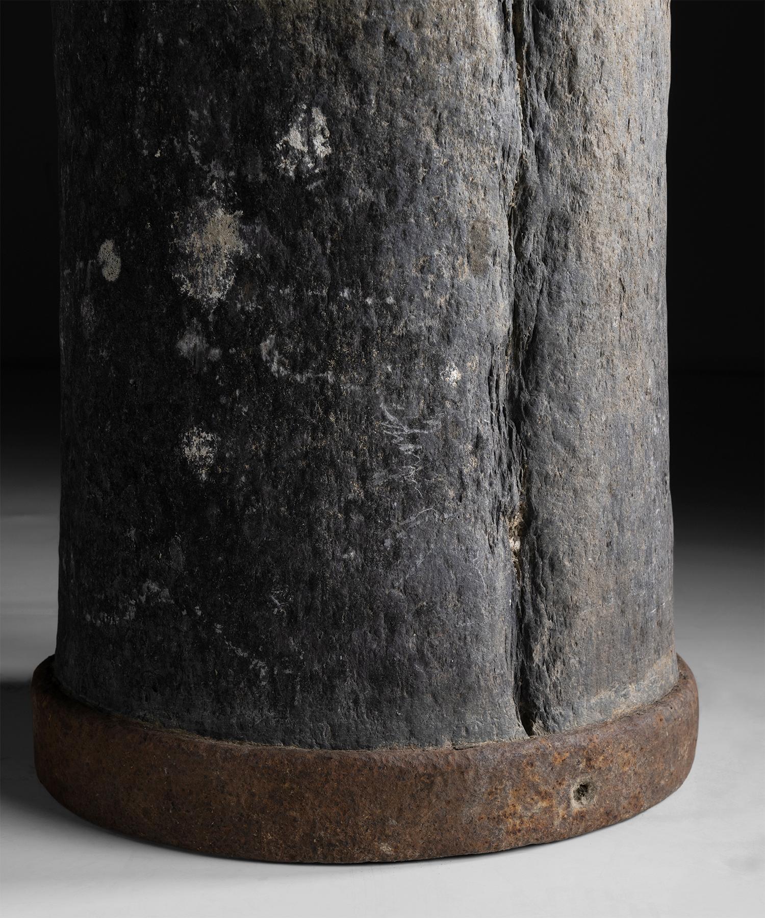 Massive Slate Pedestals, France, circa 1870 For Sale at 1stDibs