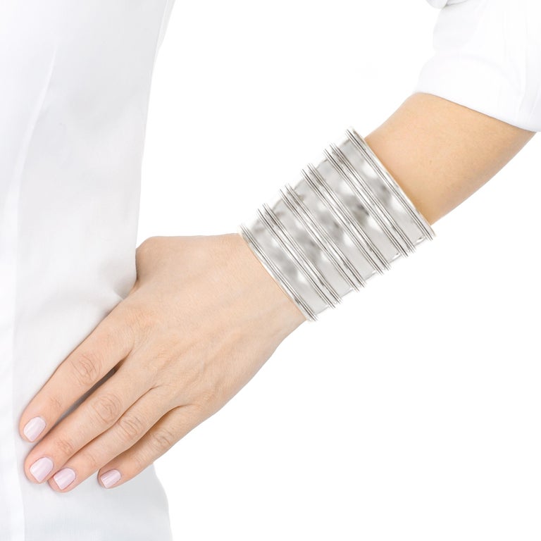 Massive Sterling Cuff at 1stDibs