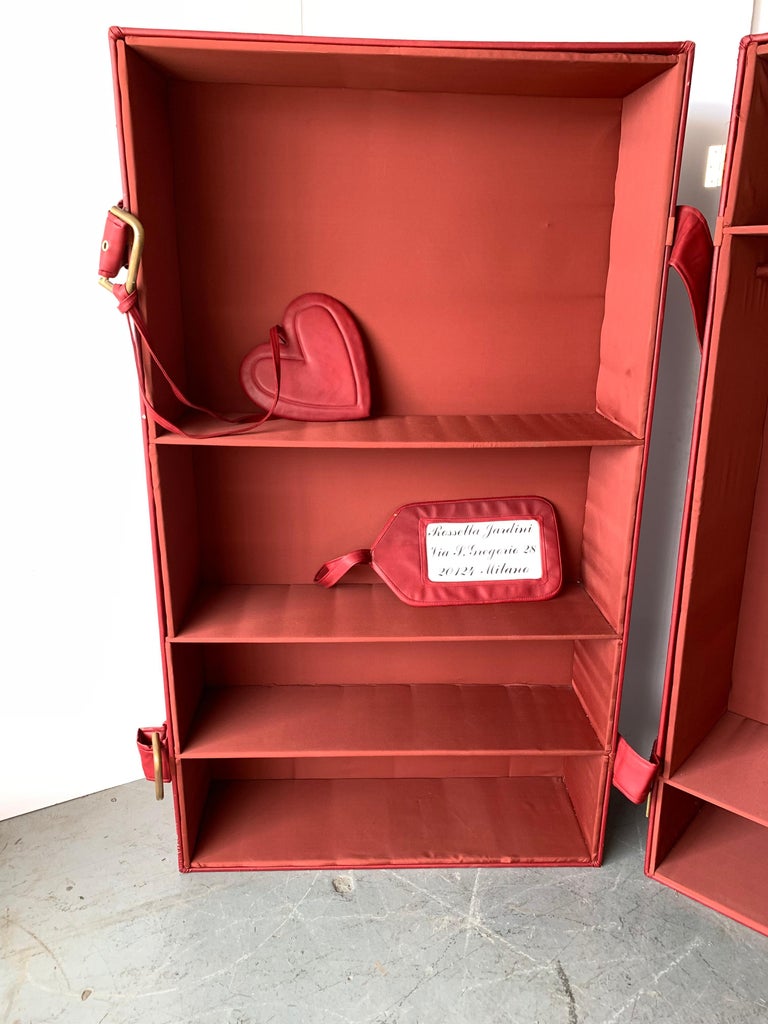 Massive Suitcase Wardrobe Display-Case from Milan, Italy Flagship Store ...