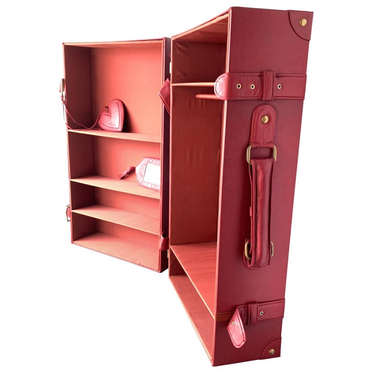 Massive Suitcase Wardrobe Display-Case from Milan, Italy Flagship Store ...