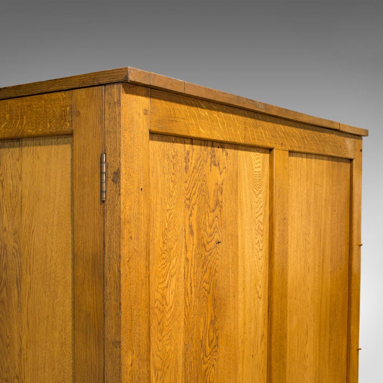 Massive Vintage Document Cabinet, English, Oak, Specimen, Art, Archive ...