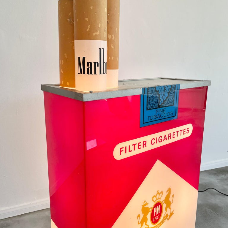 Massive Vintage Marlboro Light Up Cigarette Pack at 1stDibs