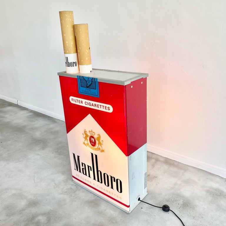 Massive Vintage Marlboro Light Up Cigarette Pack at 1stDibs