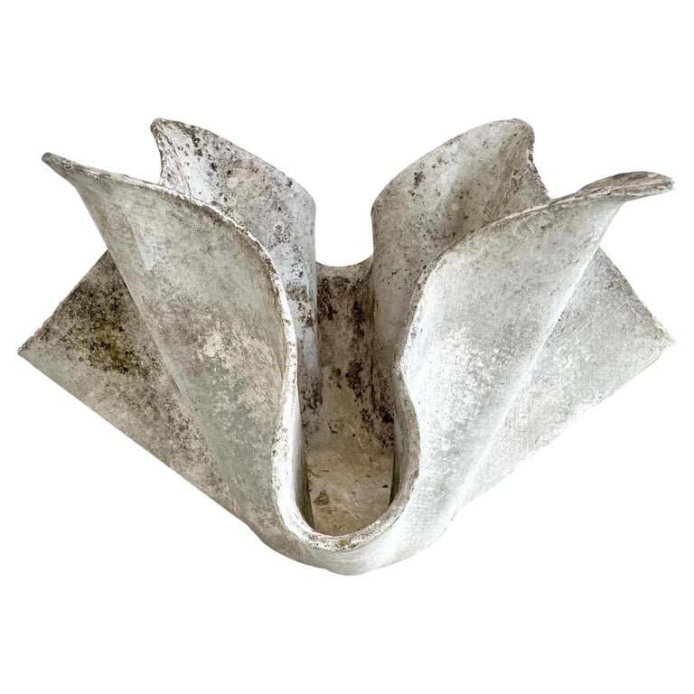 Massive Willy Guhl Concrete Handkerchief Planter, 1960s Switzerland For ...