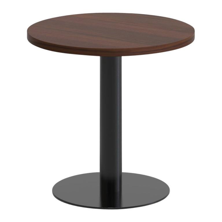 Mast Round Cafe Table, Walnut at 1stDibs