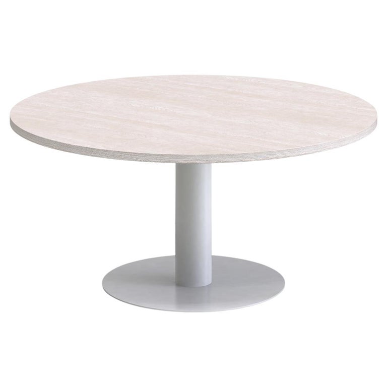 Mast Table, White Washed Ash, in Stock For Sale at 1stDibs