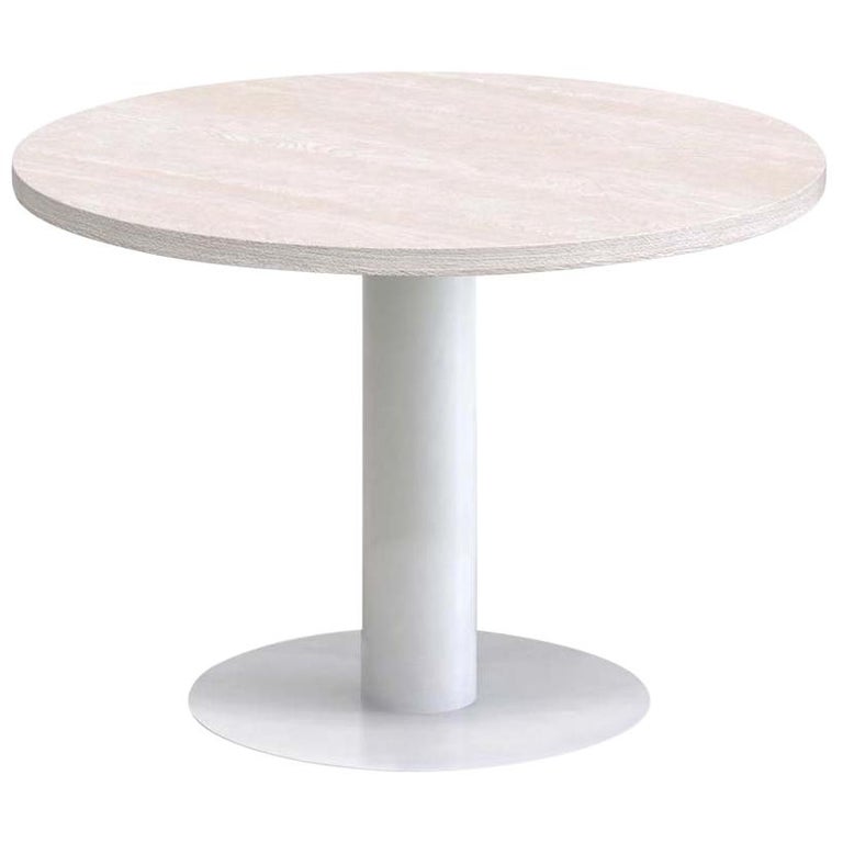 Mast Table 42", White Washed Ash - IN STOCK For Sale at 1stDibs