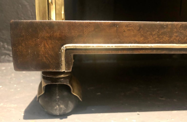 Master-craft Mid-Century Modern Bar Cart or Serving Cart For Sale at ...