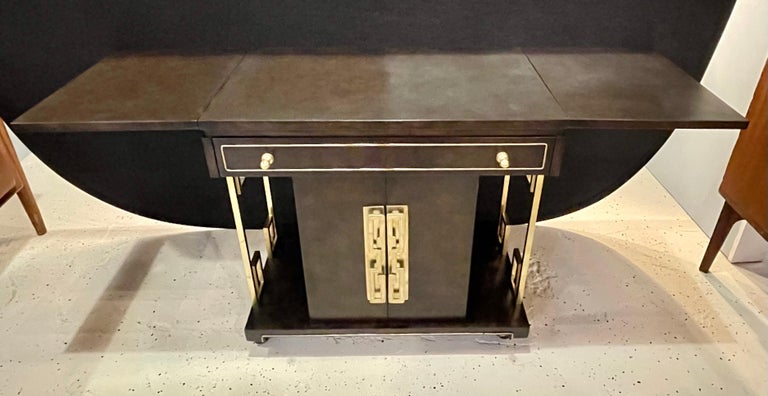 Master-craft Mid-Century Modern Bar Cart or Serving Cart For Sale at ...