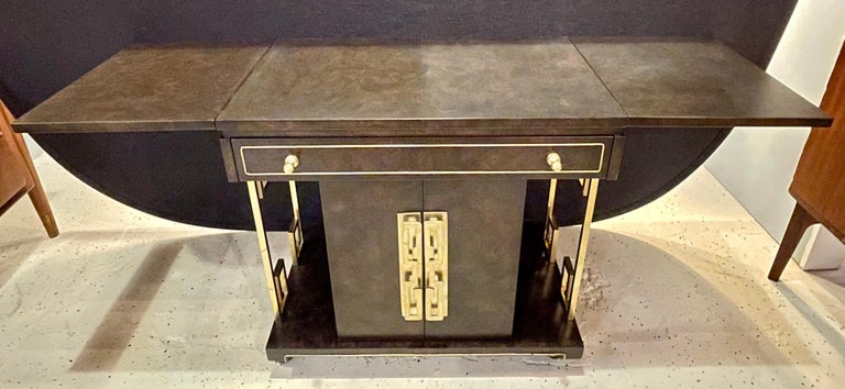 Master-craft Mid-Century Modern Bar Cart or Serving Cart For Sale at ...