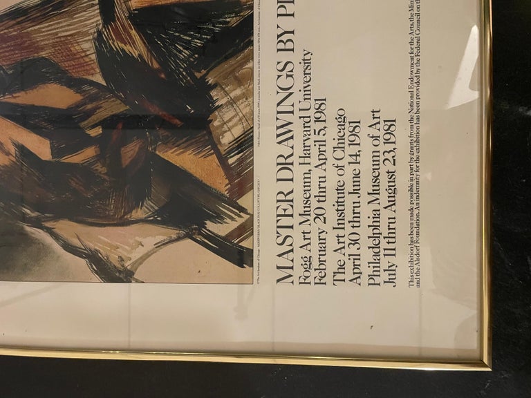 Master Drawings by Picasso Special Printing, Gallery Poster, 1981 For ...