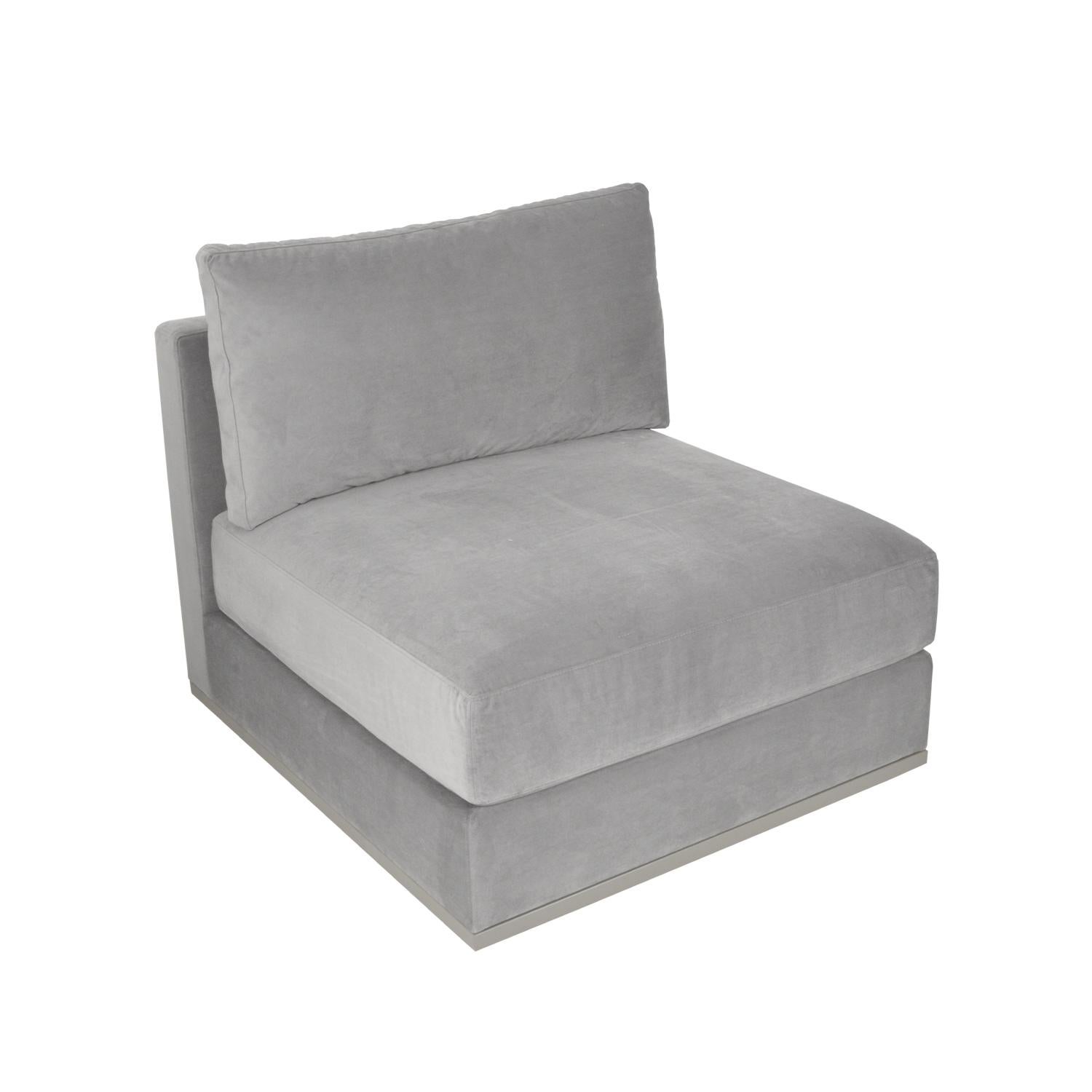 Master Modular Sofa, Ash/Beech Plinth with Lacquered Finish For Sale at ...