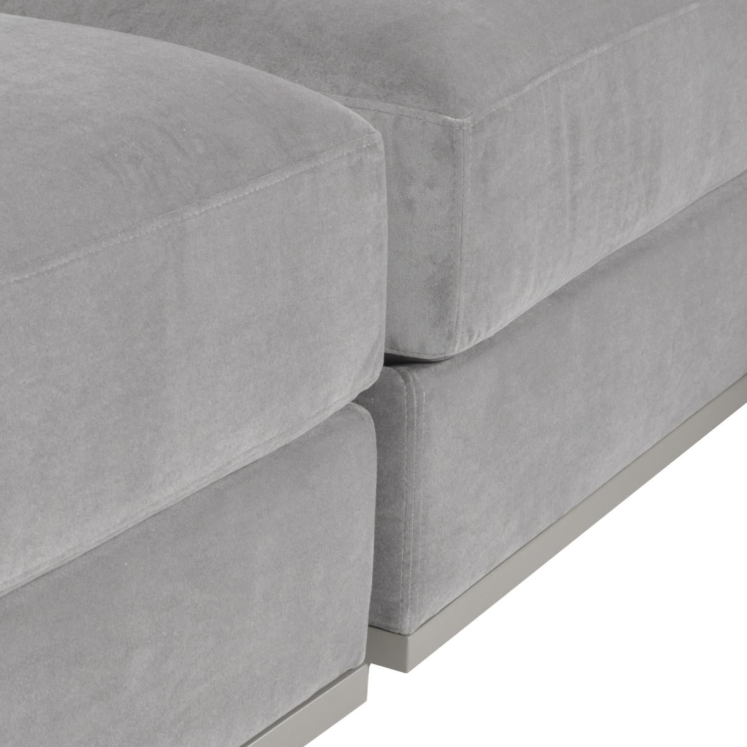 Master Modular Sofa, Ash/Beech Plinth with Lacquered Finish For Sale at ...