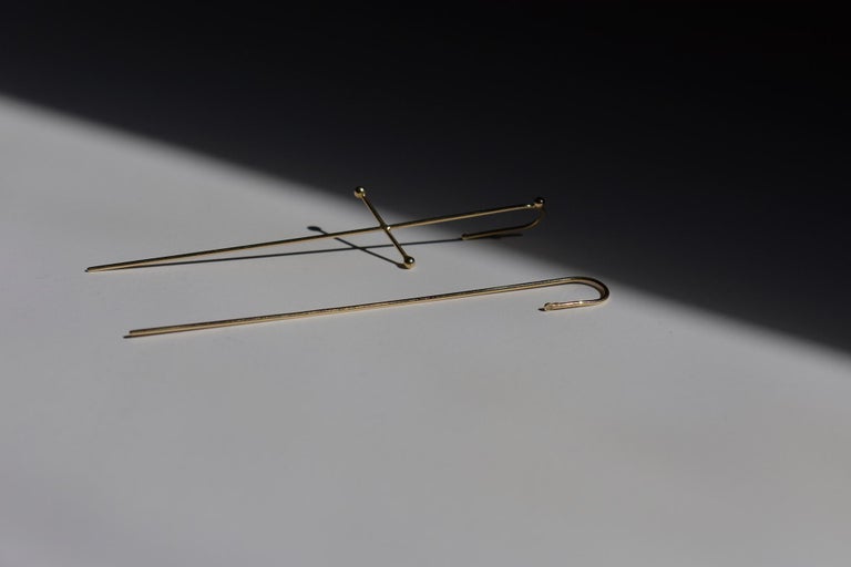 Master Needle Pin Earring For Sale at 1stDibs