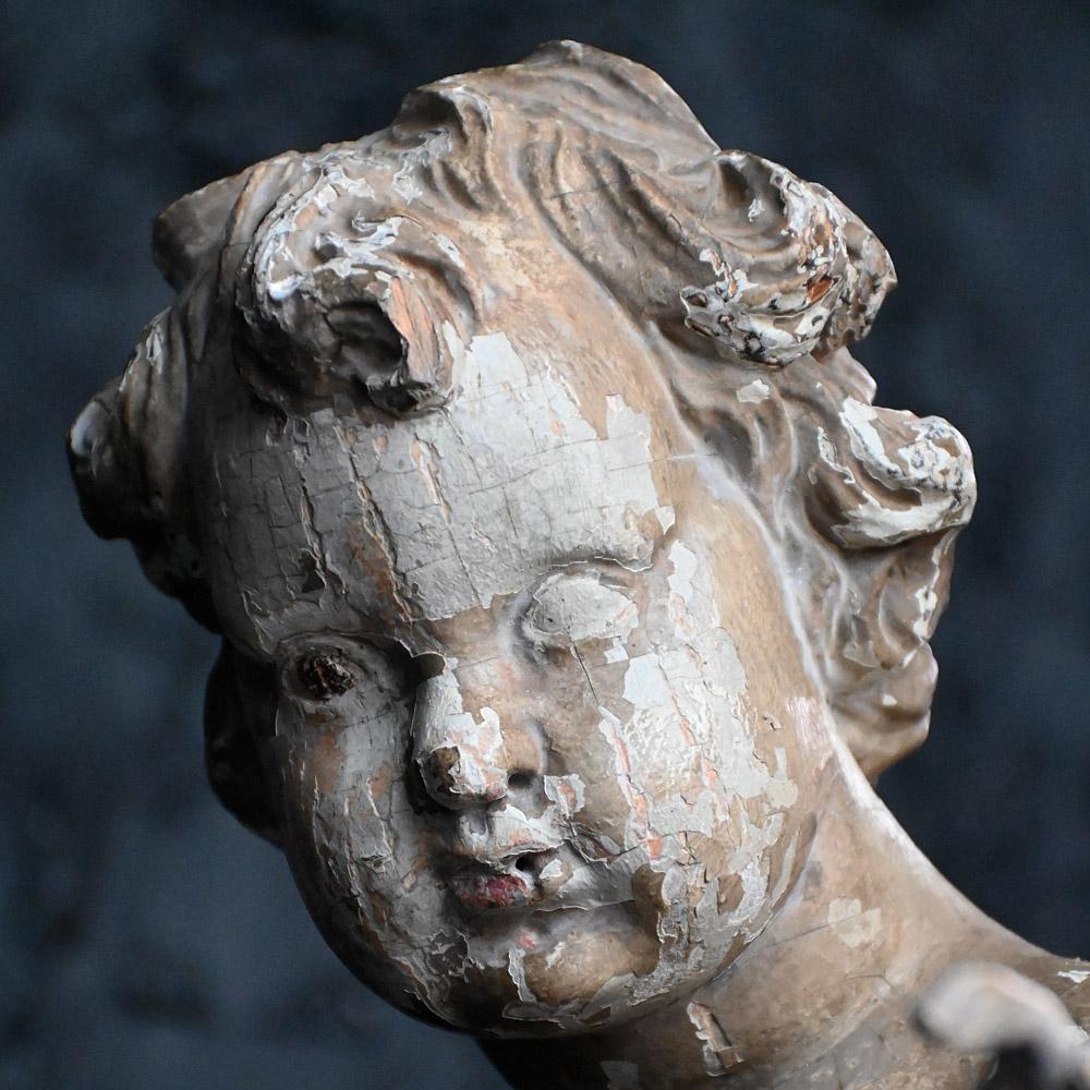 Matched Pair of Early 19th Century German Putti Figures at 1stDibs