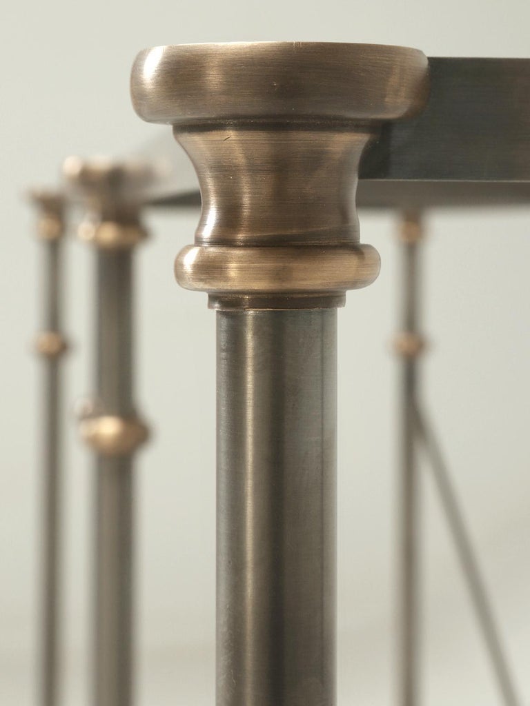 Matched Pair of Stainless Steel and Solid Bronze Console Tables in Any ...