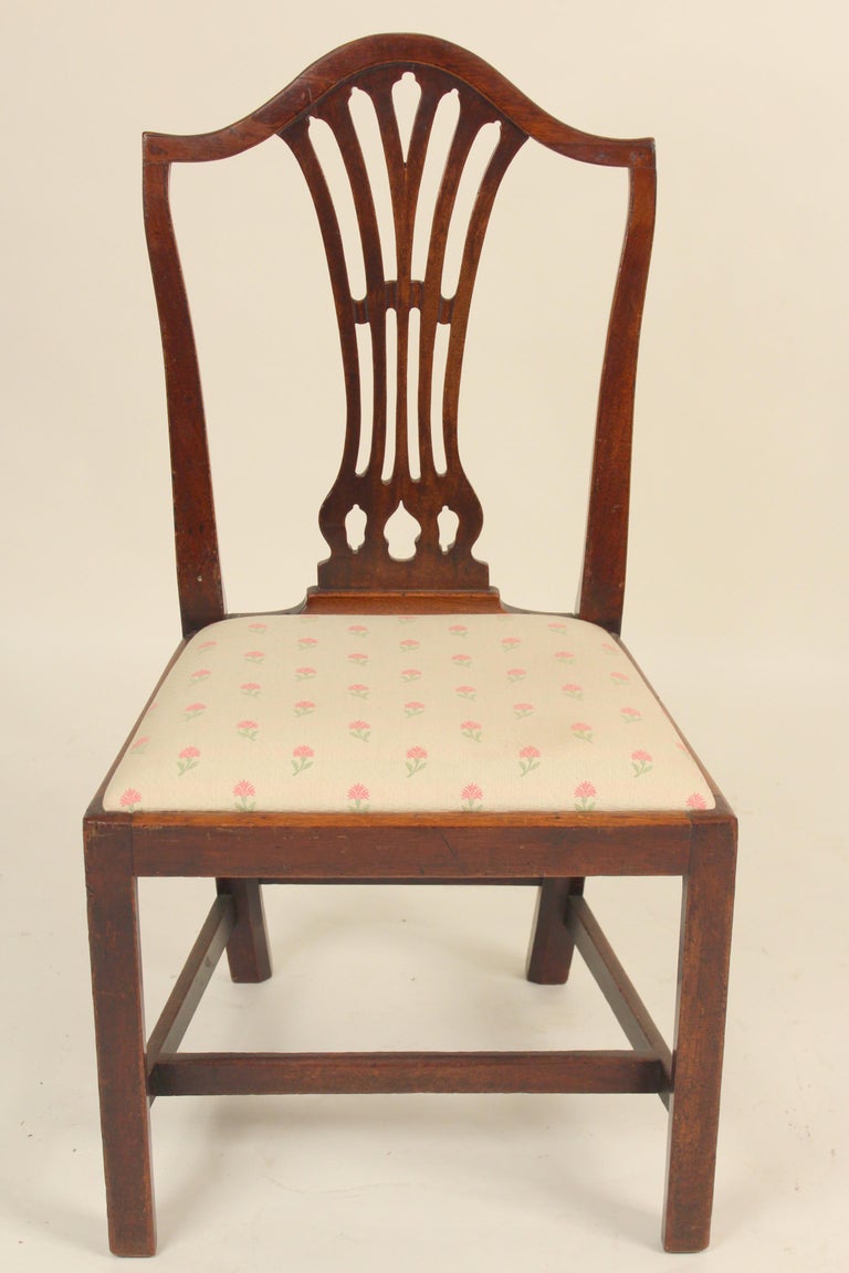 Matched Set of 6 Antique George III Style Dining Room Chairs at 1stDibs