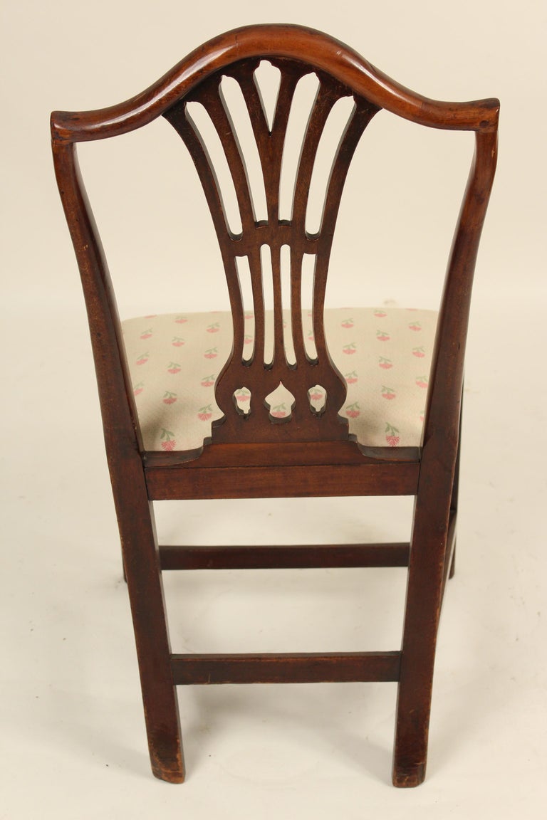 Matched Set of 6 Antique George III Style Dining Room Chairs at 1stDibs