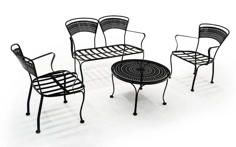 Matching Outdoor / Patio Set: Settee, Pair of Chairs and Coffee Table ...