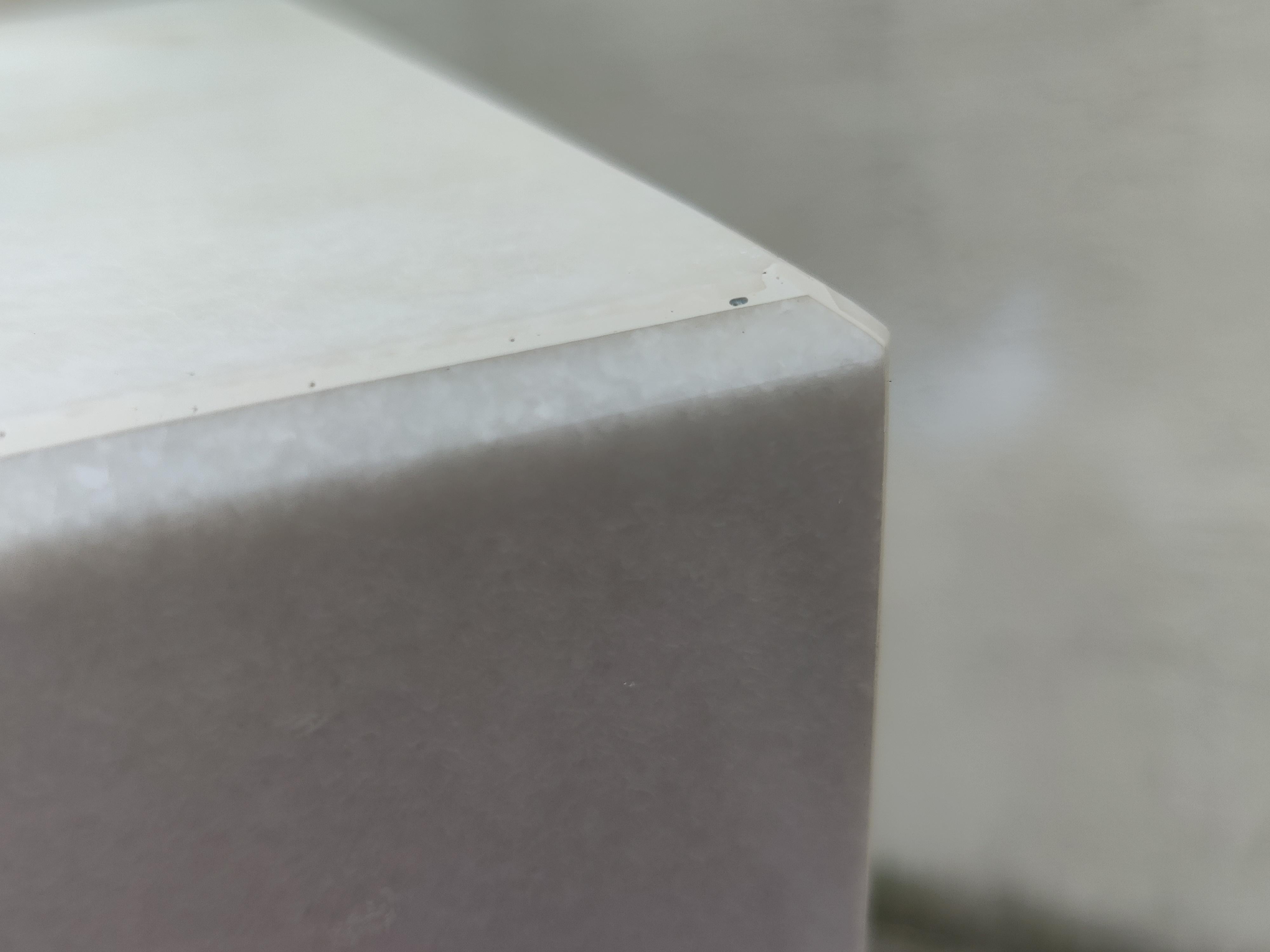 Pair Midcentury Italian Post Modern White Marble or Granite Tall ...