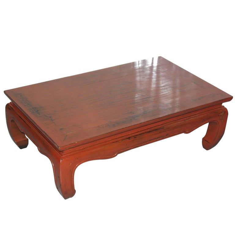 Matching Pair of Long Chinese Opium Side Tables, Very Large at 1stDibs