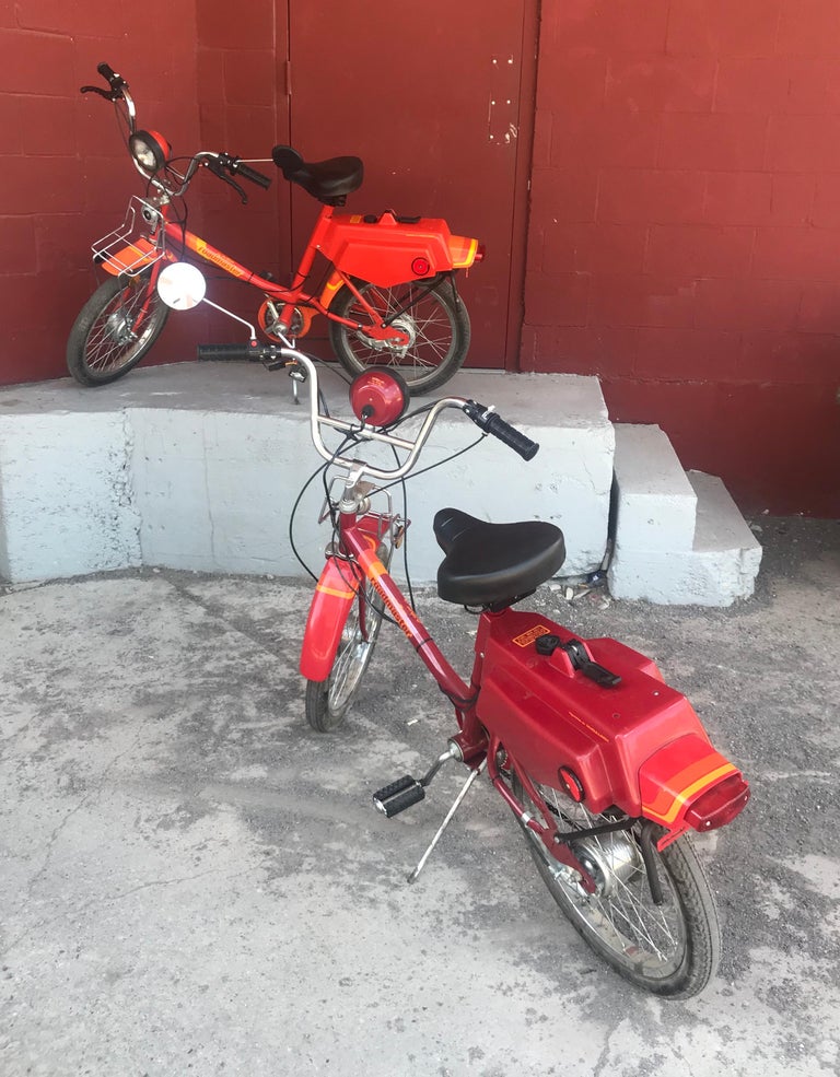Matching Pair of Pop Modernist Mopeds Manufactured by A M F Roadmaster ...