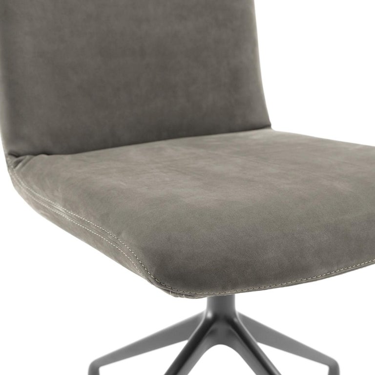 Grey Nabuk Dining Chair by Claudio Bellini Made in Italy For Sale at ...