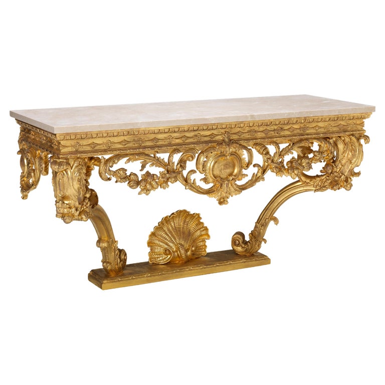 Mathias Lock Shell Console For Sale at 1stDibs