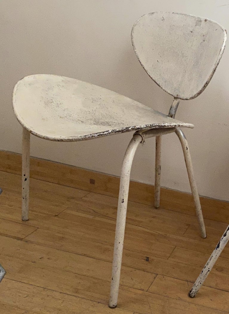 Mathieu Mategot Early Pair of "Nagasaki" Chair in Vintage Condition For ...